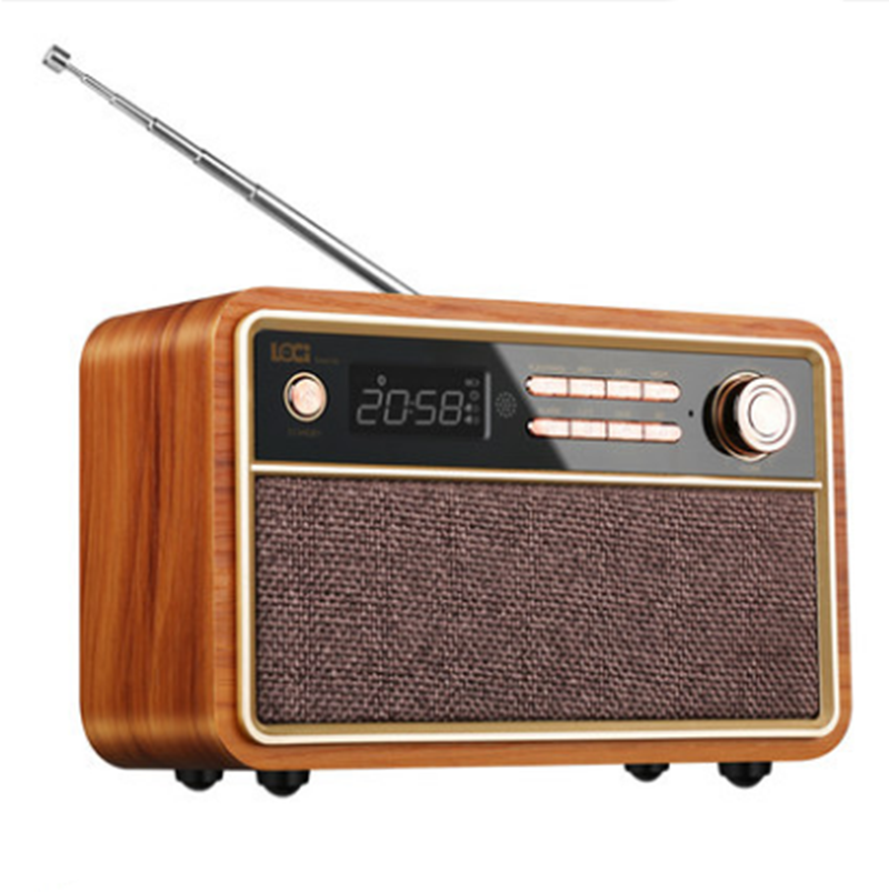 Bluetooth-Retro-Radio aus Holz | Mode Vintage