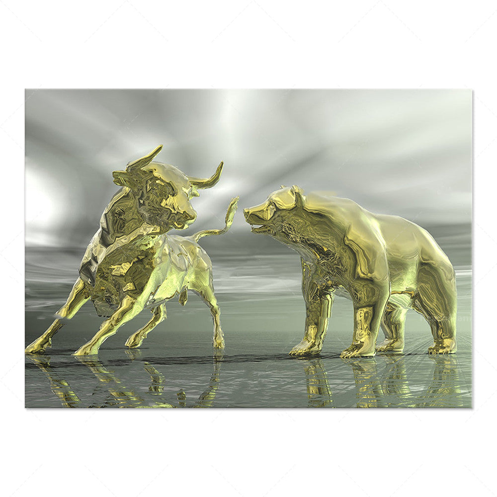 Vintages Kunst-Stier-Plakat | Mode Vintage