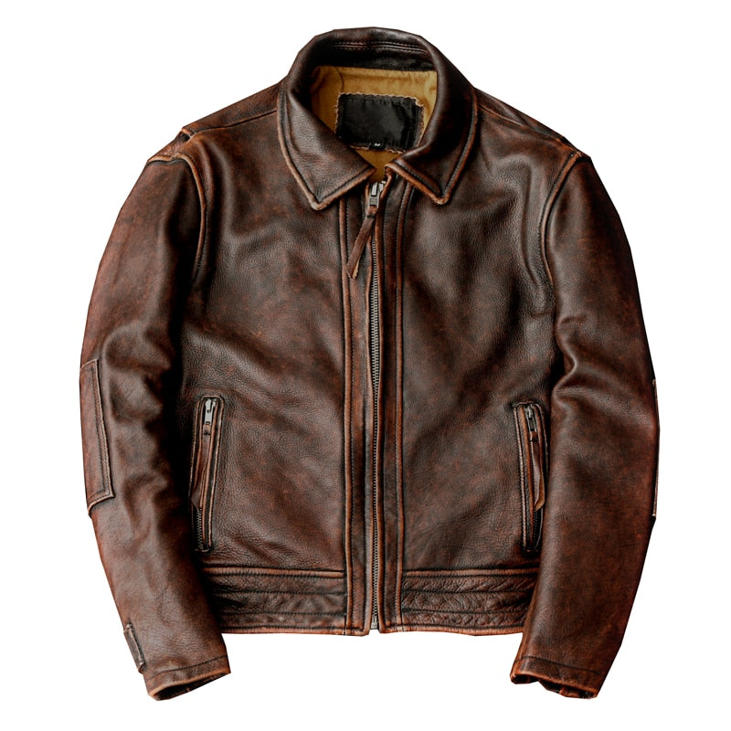 Erstaunlich Lederjacke Retro Herren Fotos